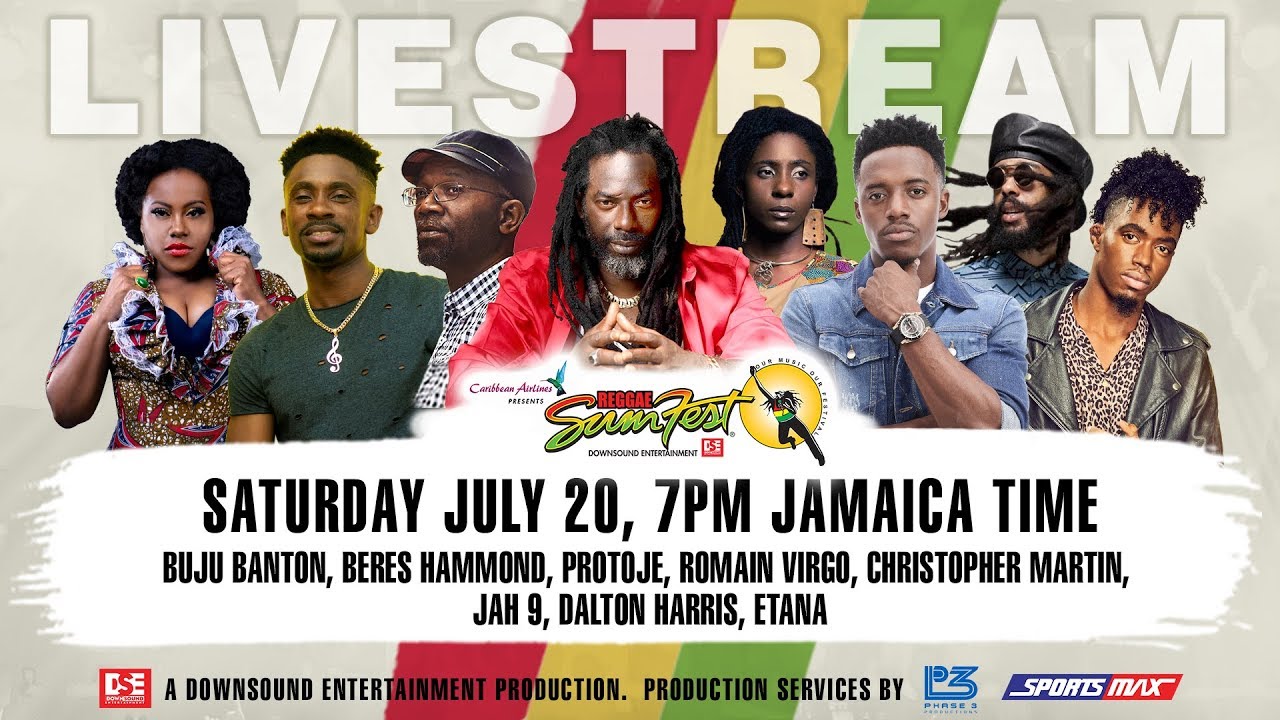 REGGAE SUMFEST FREE LIVE STREAM – SATURDAY NIGHT – 2019 REGGAE SUMFEST FREE LIVE STREAM – SATURDAY NIGHT – 2019