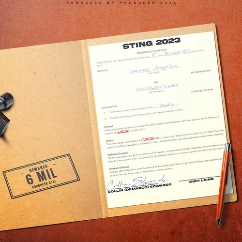 DEMARCO - 6 MIL (SHANE O & FULLY BAD DISS)